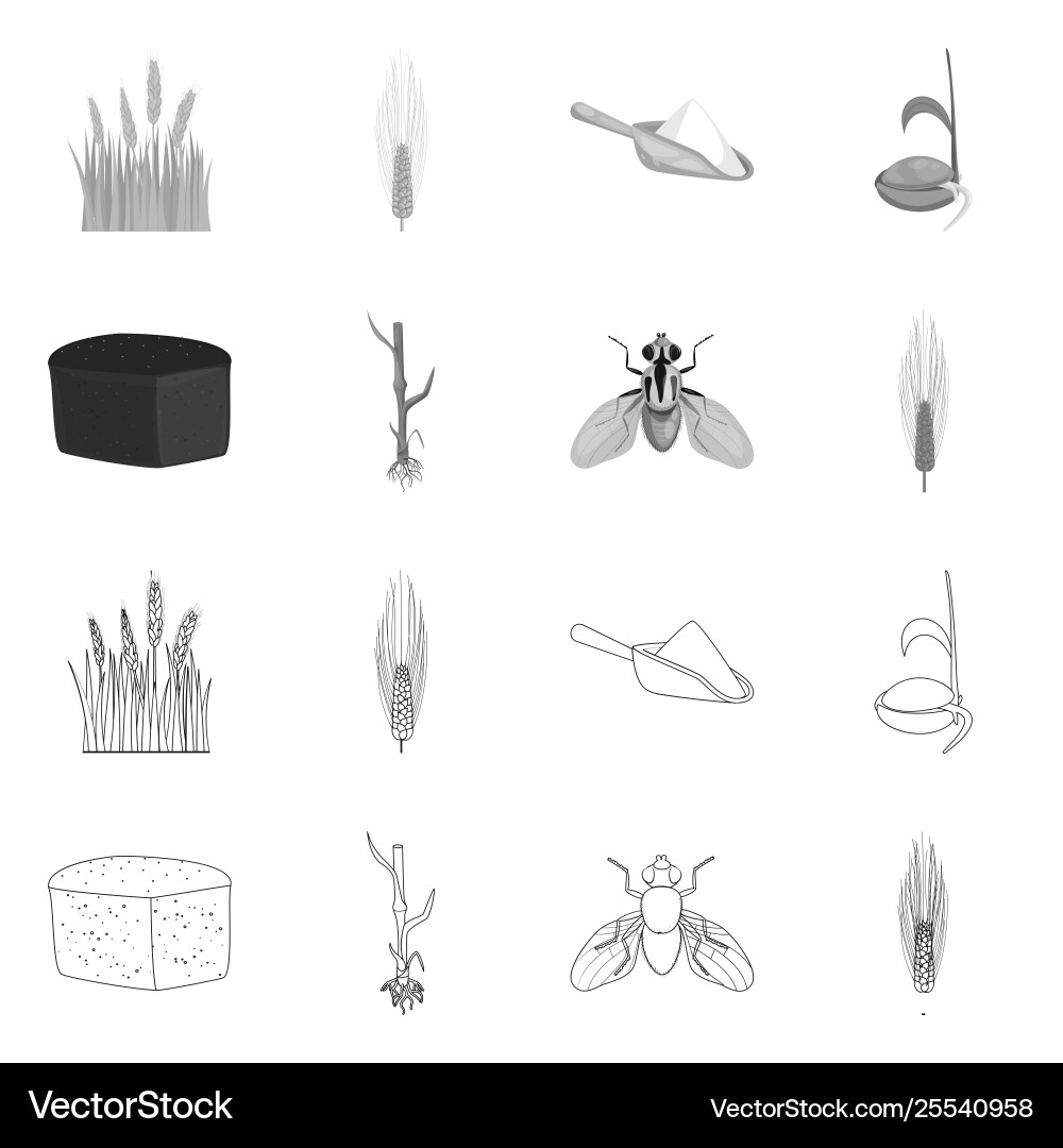 Agriculture and farming Royalty Free Vector Image