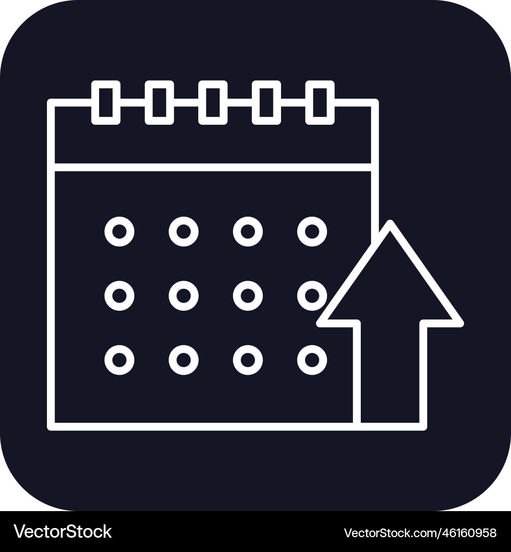 Delivery box service icons with black Royalty Free Vector