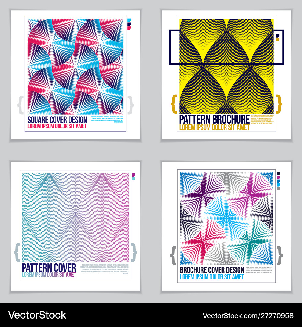 Design templates for flyers booklets greeting Vector Image