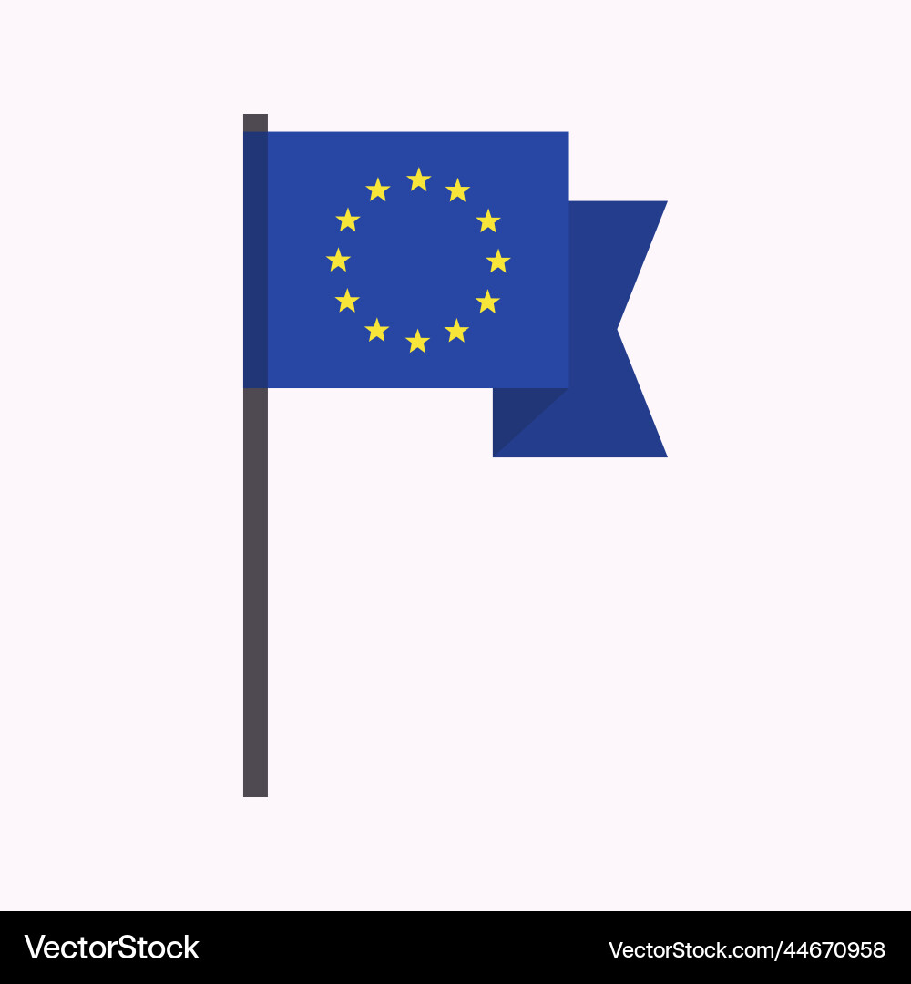 European union flag Royalty Free Vector Image - VectorStock