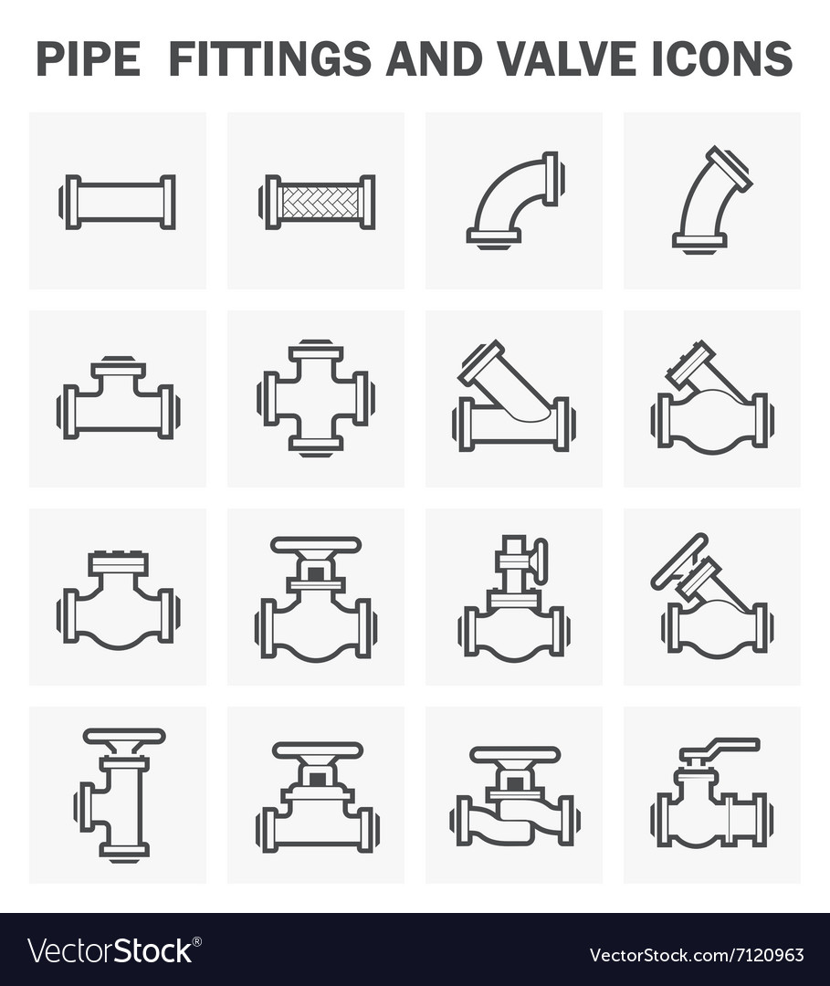 Pipe valve icon Royalty Free Vector Image - VectorStock