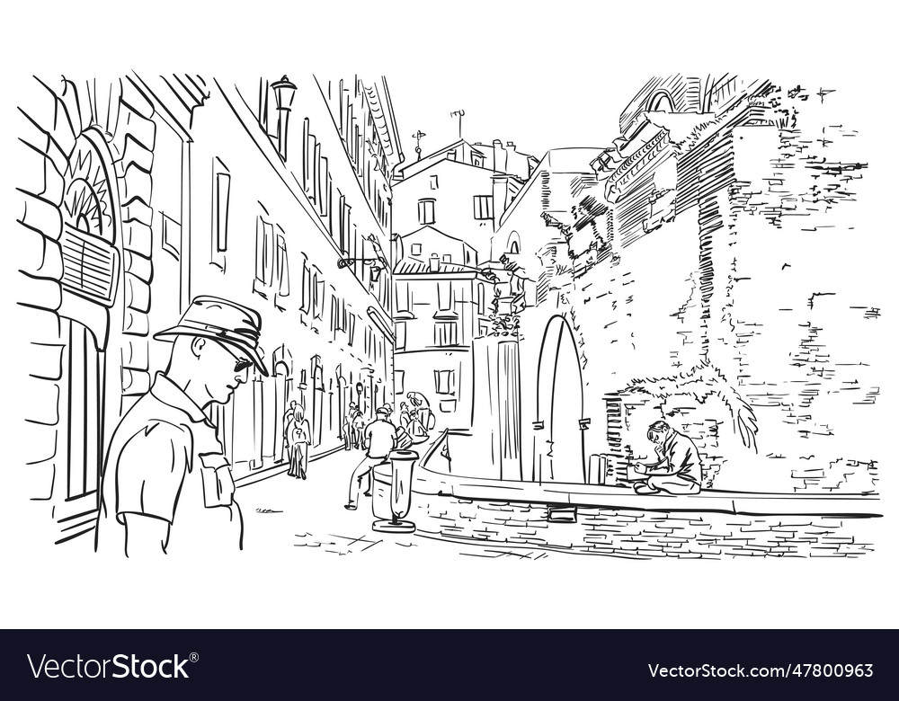 Rome Royalty Free Vector Image - VectorStock