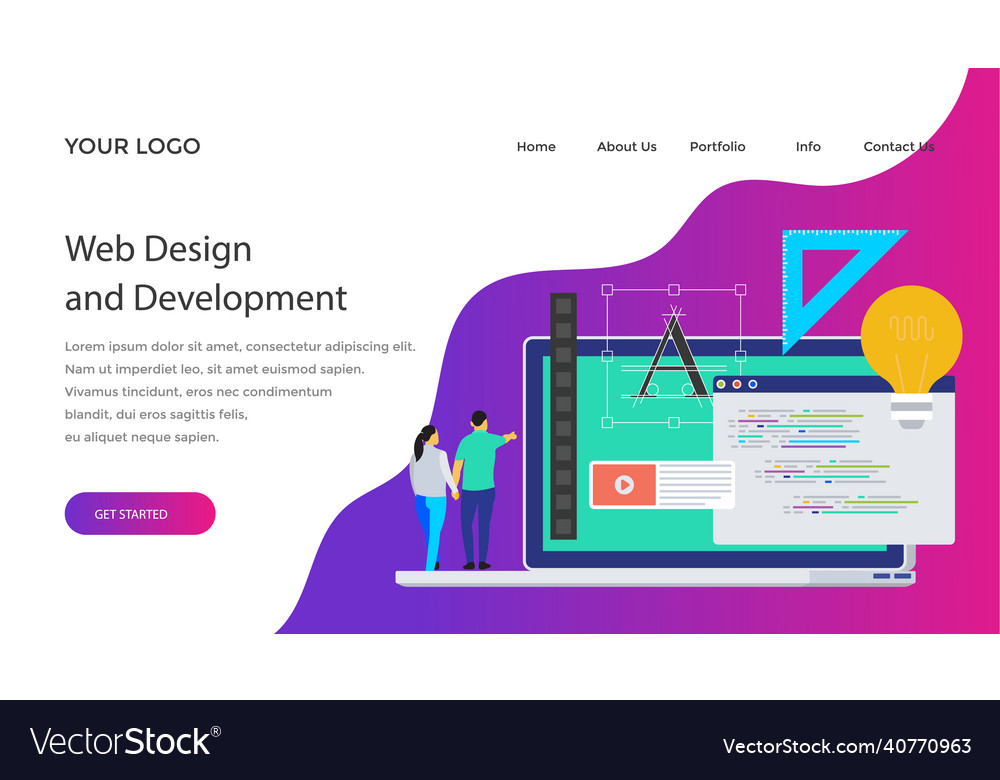 Web design Royalty Free Vector Image - VectorStock