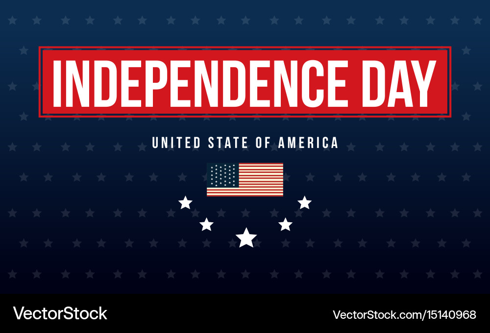 Background of independence day style Royalty Free Vector
