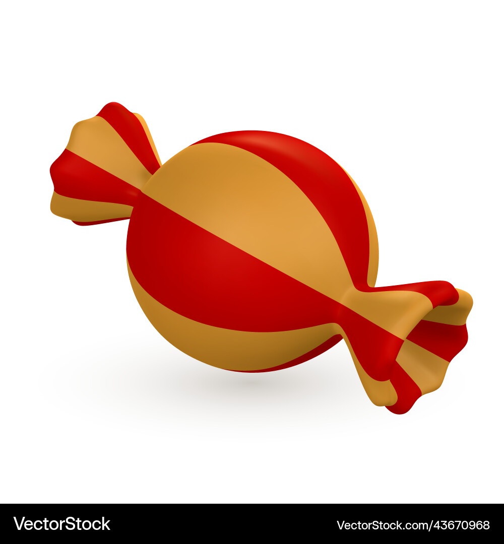 Cute cartoon 3d halloween candy concept Royalty Free Vector