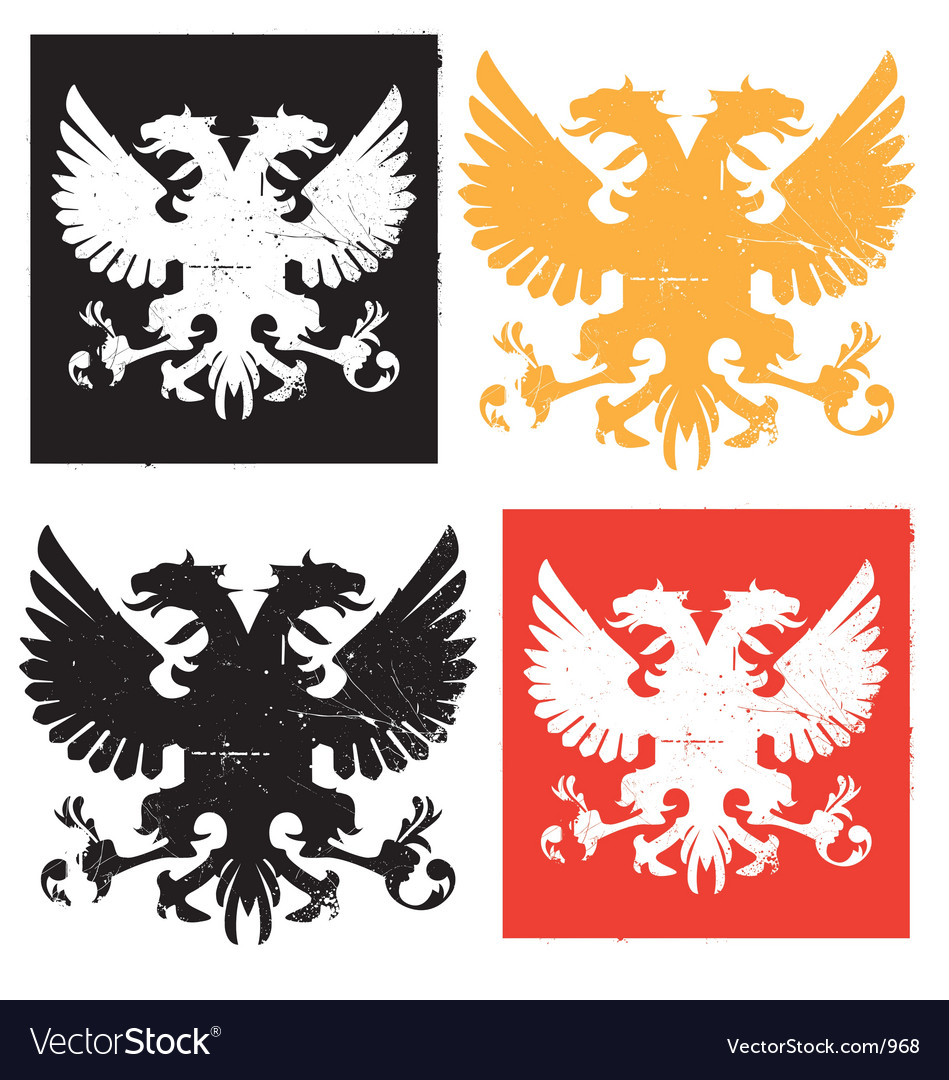 Heraldry eagle Royalty Free Vector Image - VectorStock