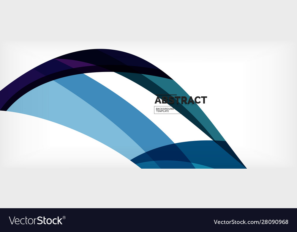 Linear wave web template Royalty Free Vector Image