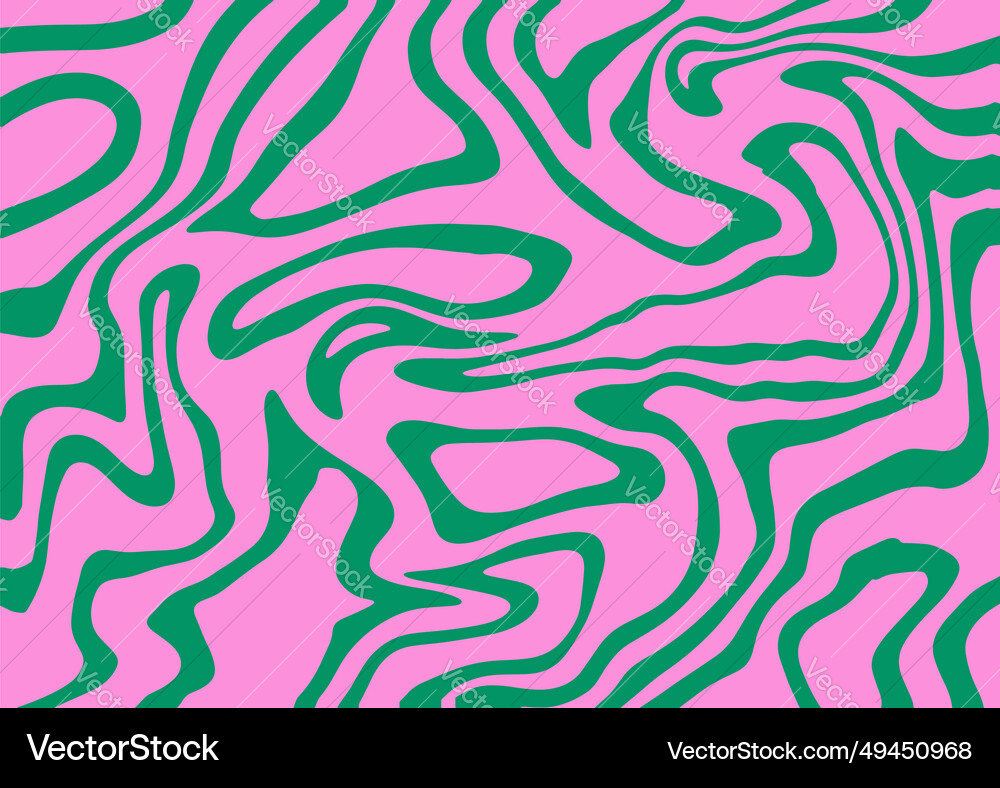 Psychedelic trippy y2k retro background swirl Vector Image