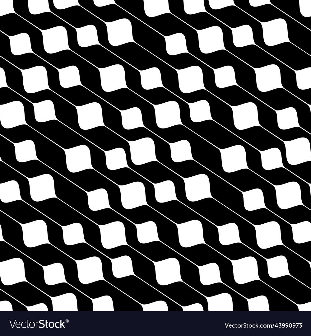 Black and white background seamless pattern Vector Image