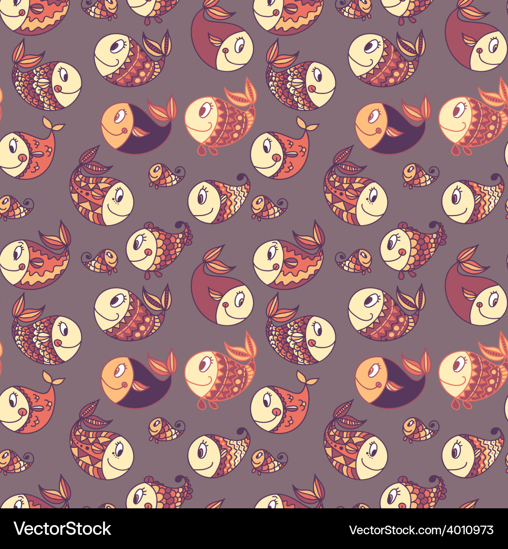 Seamless pattern background of colorful happy Vector Image