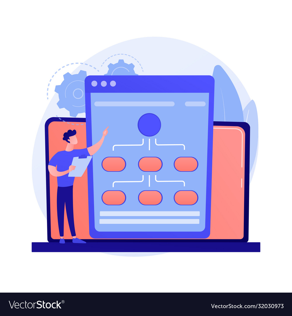 Web Hosting Service Concept Metaphor Royalty Free Vector