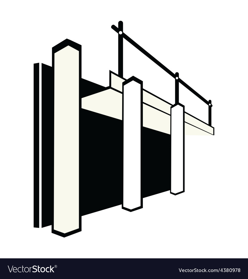 Formwork Royalty Free Vector Image - VectorStock