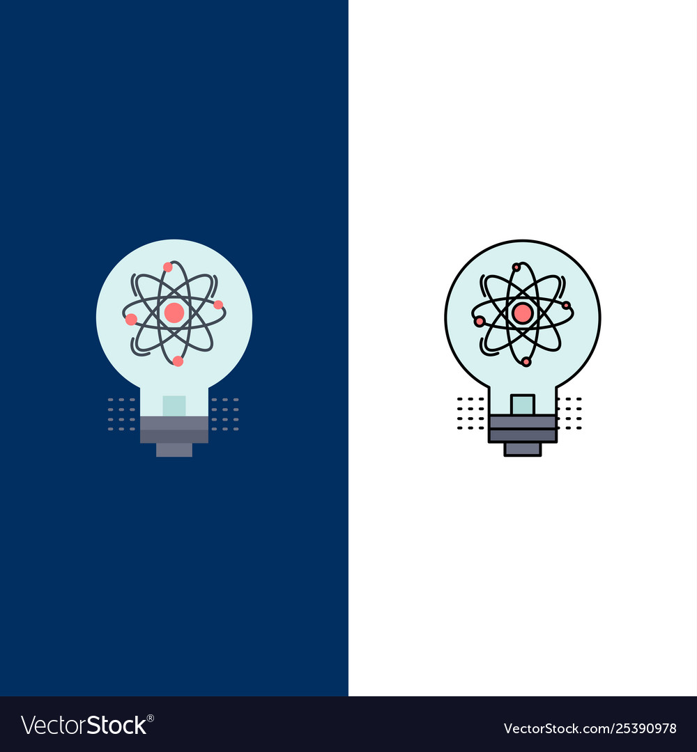Idea innovation light solution startup flat color Vector Image