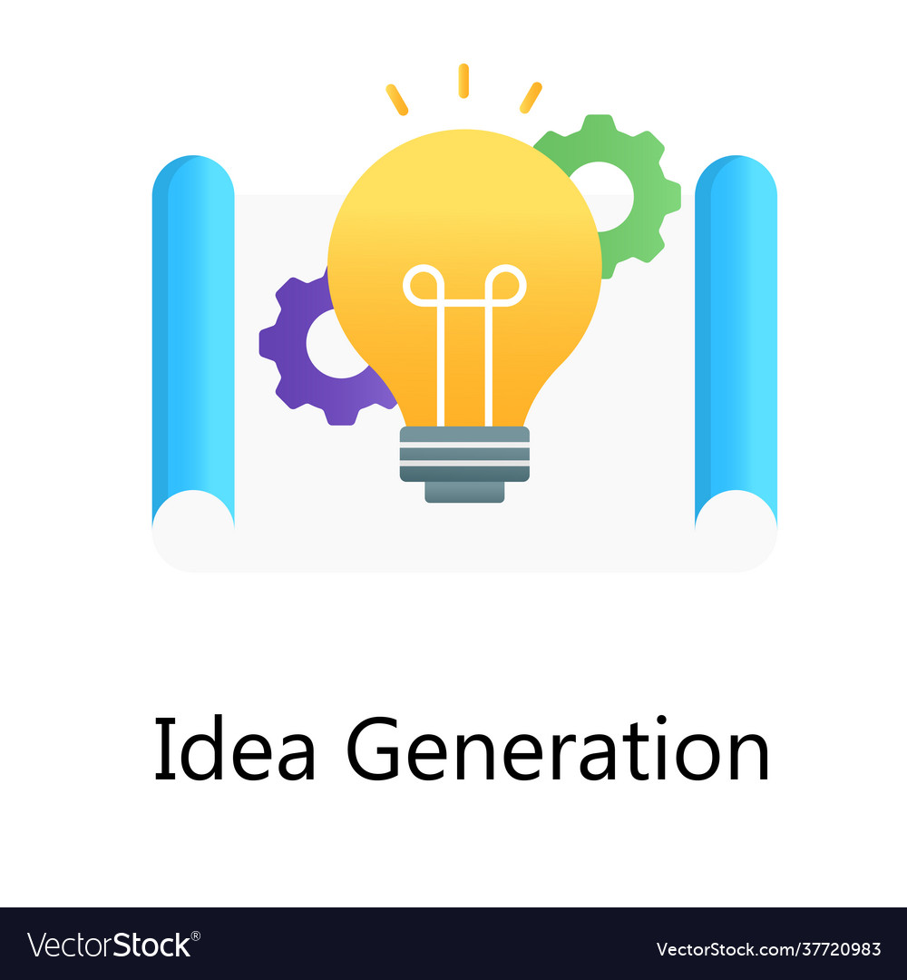 Idea generation Royalty Free Vector Image - VectorStock