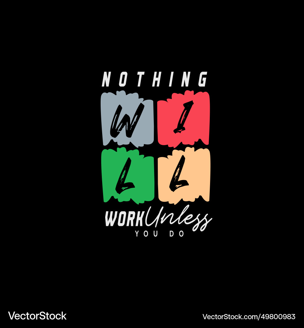 Minimalist typography t shirt design graphic Vector Image