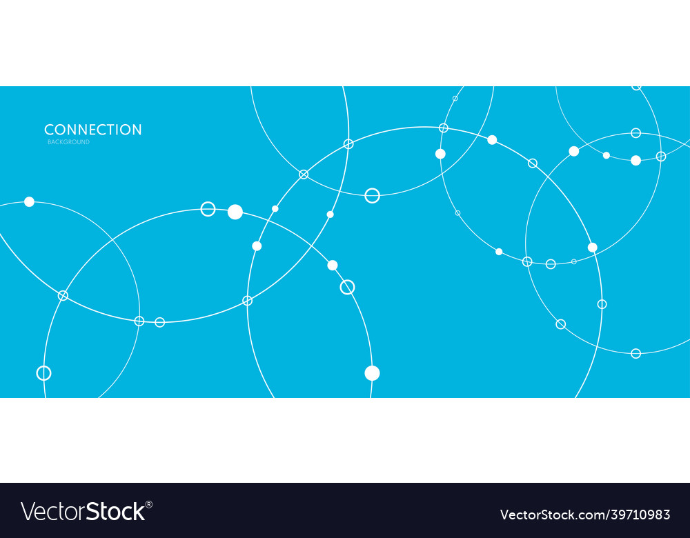 Network connection background Royalty Free Vector Image