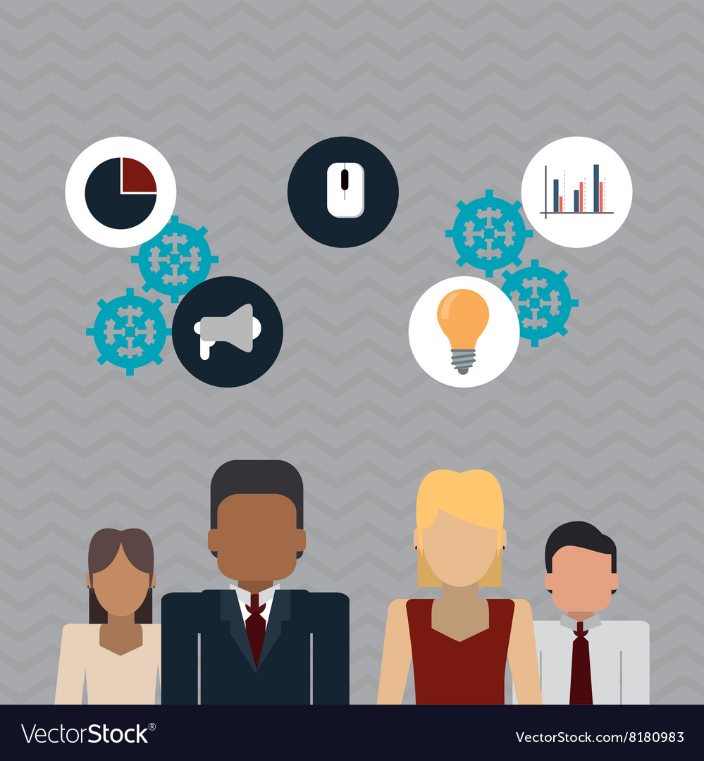 Teamwork icon design Royalty Free Vector Image