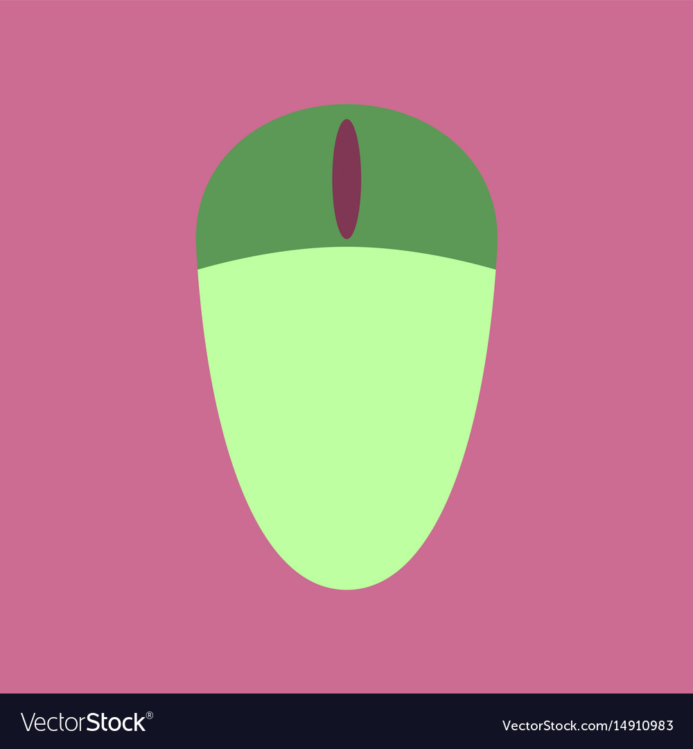 Technology gadget in flat design computer mouse Vector Image