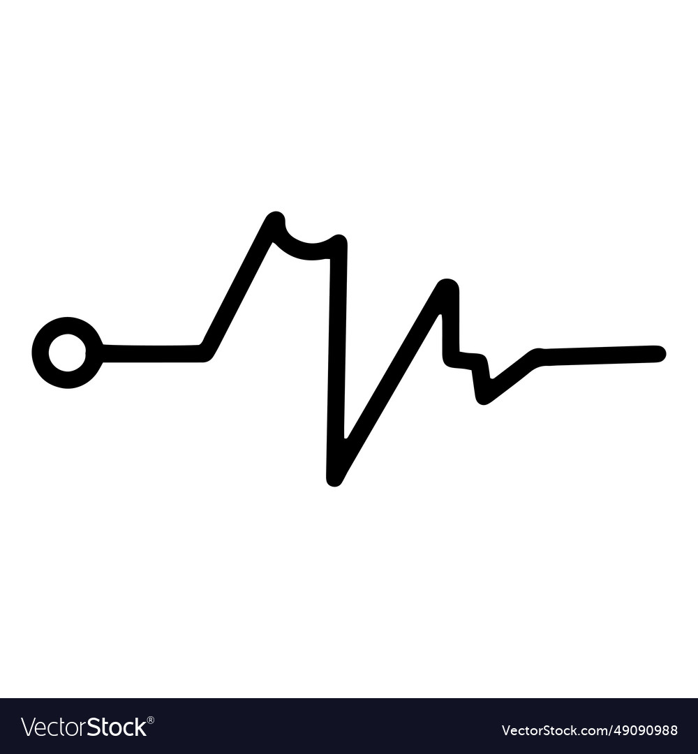 Art design health medical heartbeat pulse Vector Image