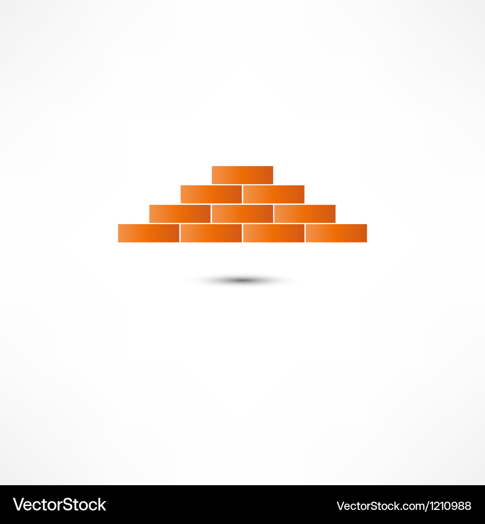 Brickwork icon Royalty Free Vector Image - VectorStock
