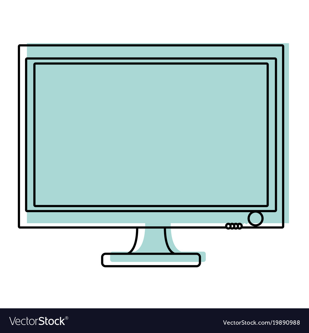 Color electronic screen computer technology Vector Image