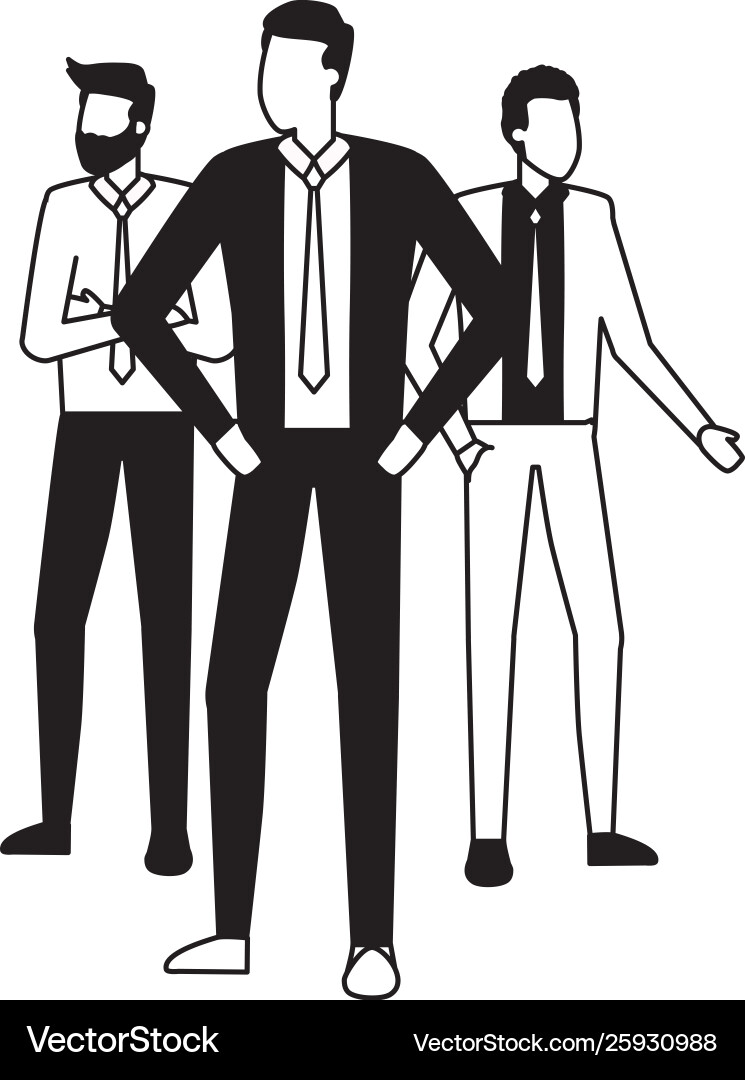 People business work Royalty Free Vector Image