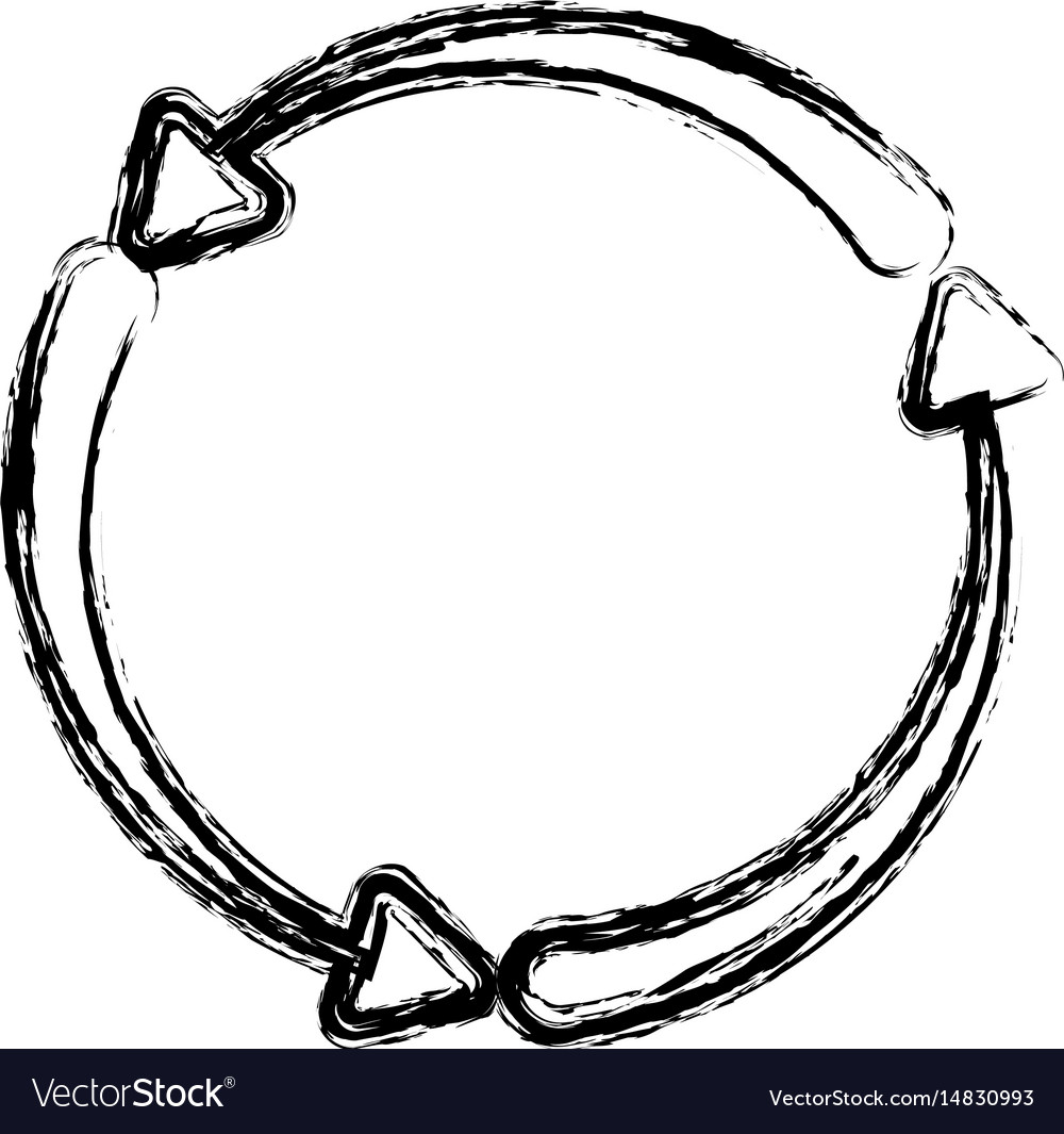 Circular arrows icon Royalty Free Vector Image