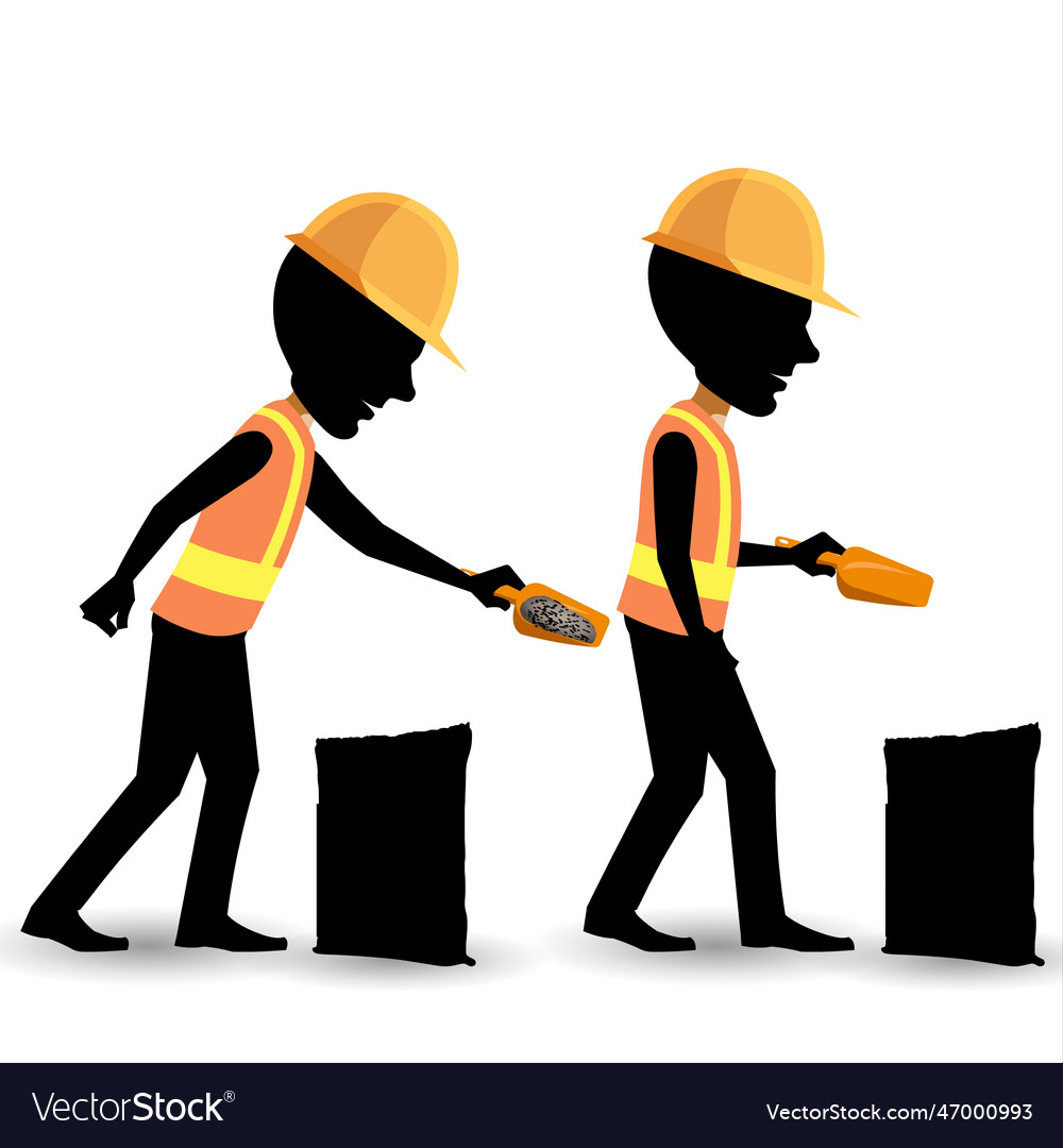 Construction workers Royalty Free Vector Image