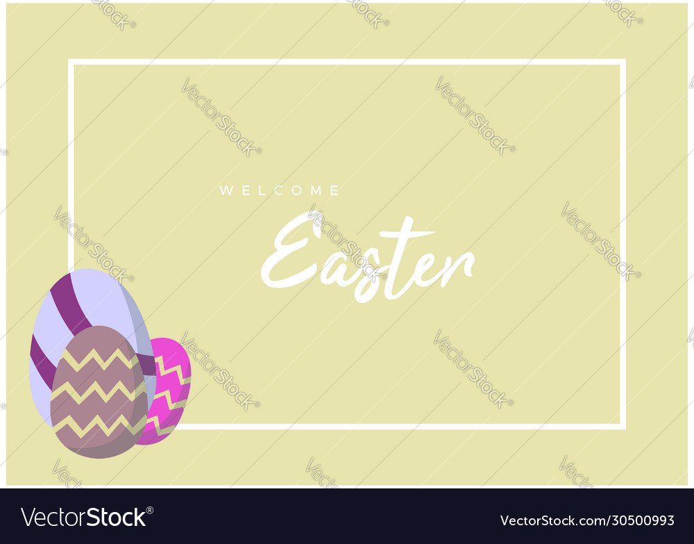 Easter background design Royalty Free Vector Image