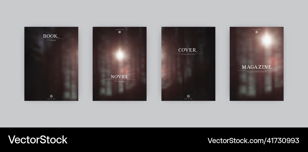 Set of cover templates Royalty Free Vector Image