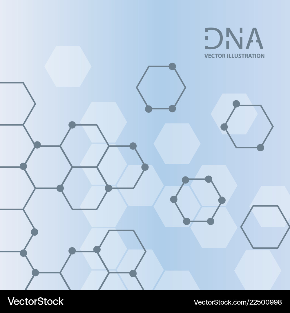 Abstract dna strand symbol isolated on white Vector Image