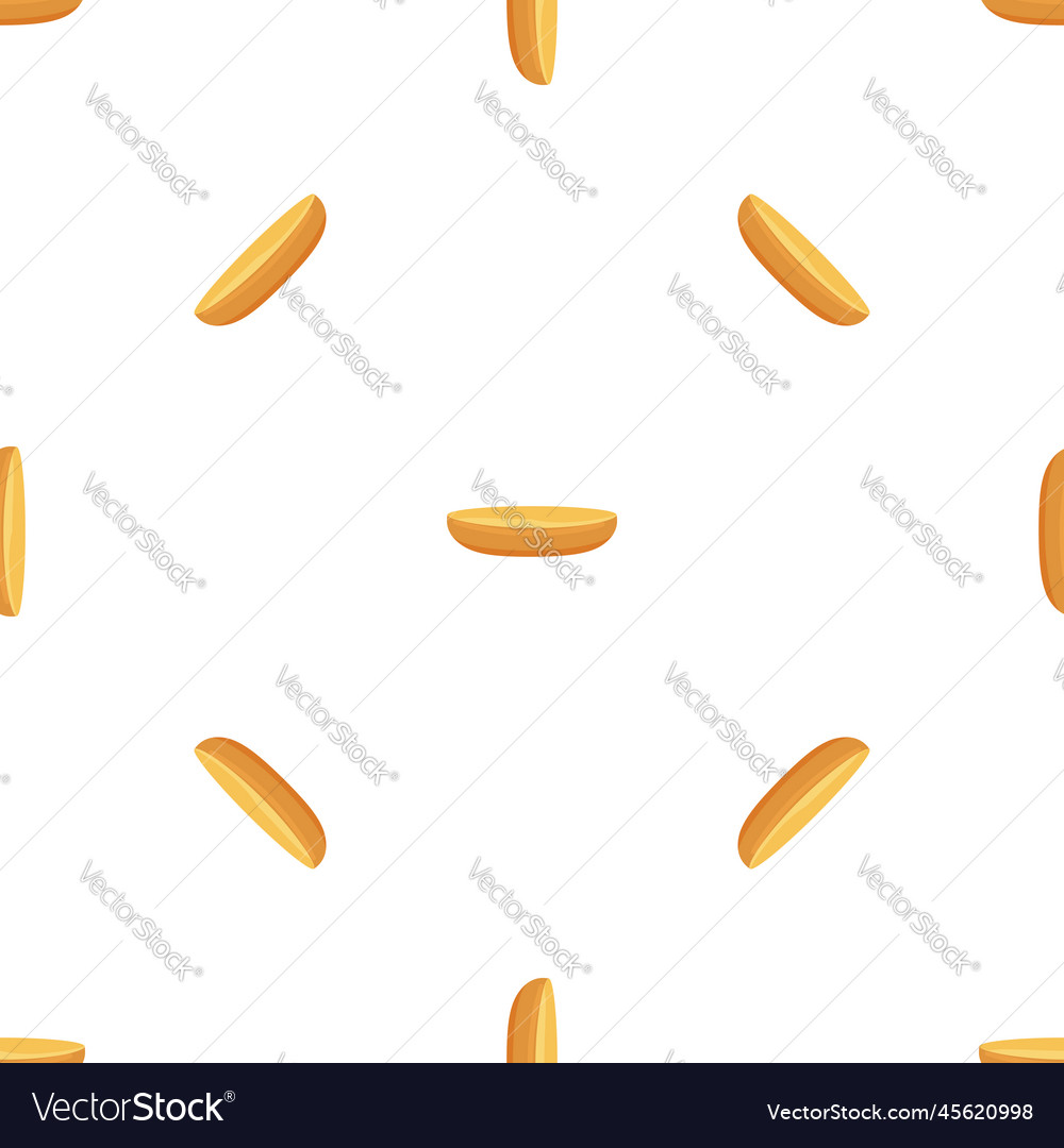 Burger bread pattern seamless Royalty Free Vector Image