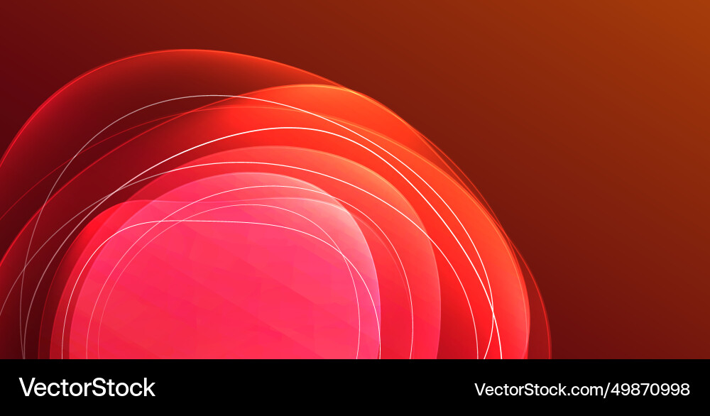 Colorful transparent flowing fluid shapes Vector Image