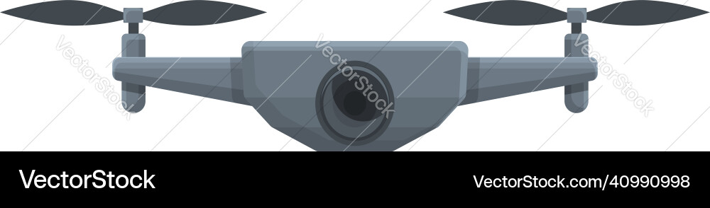 Drone icon cartoon aerial camera Royalty Free Vector Image
