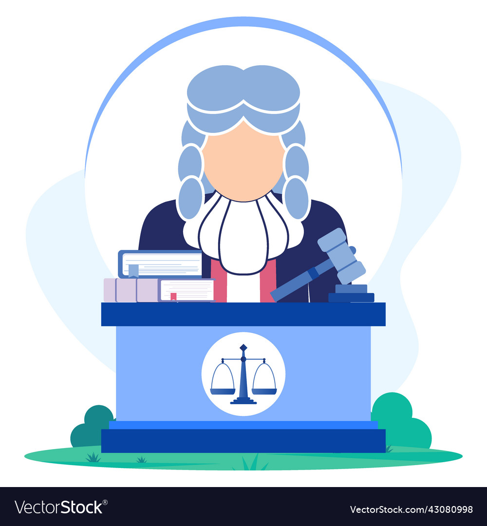Graphic Cartoon Character Of Laws And Regulations Vector Image