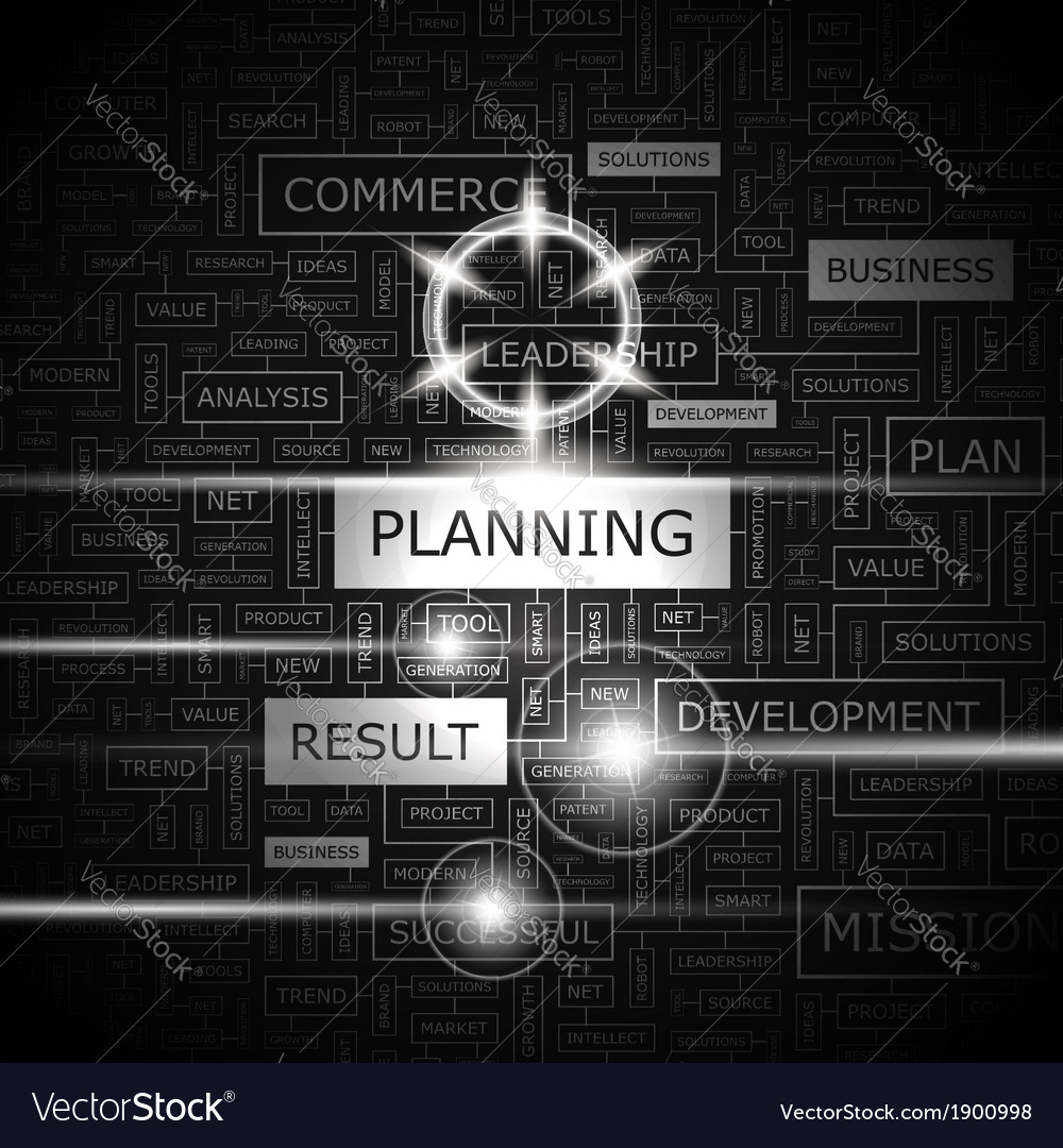 Planning Royalty Free Vector Image - VectorStock