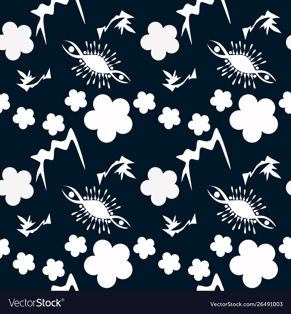 Abstract flower pattern Royalty Free Vector Image