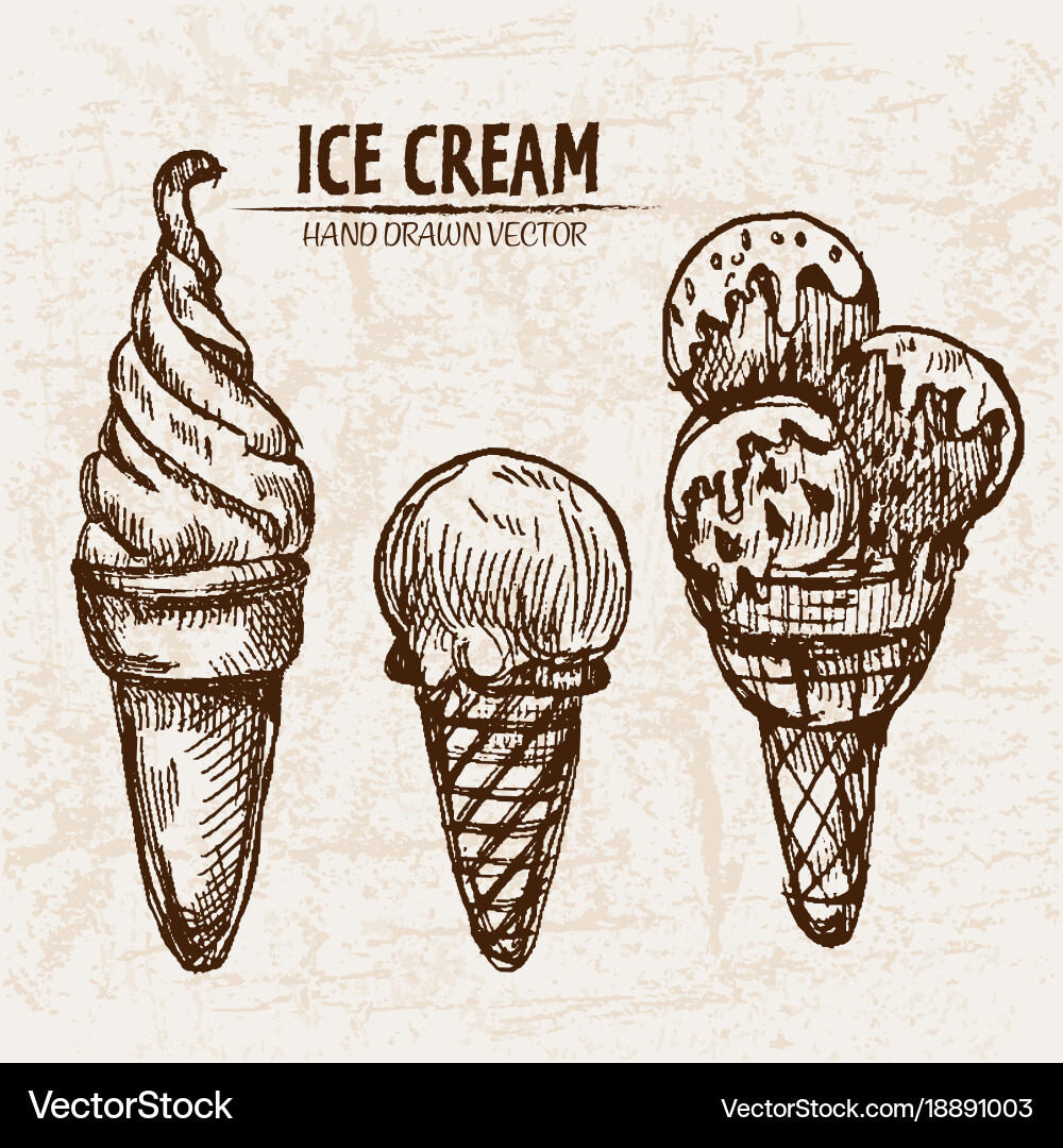 Digital detailed line art ornamented ice Vector Image