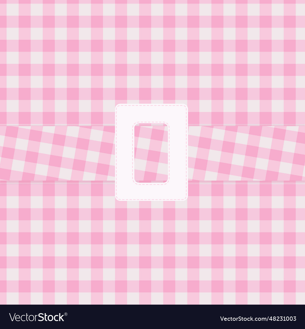 Pink checkered pattern Royalty Free Vector Image