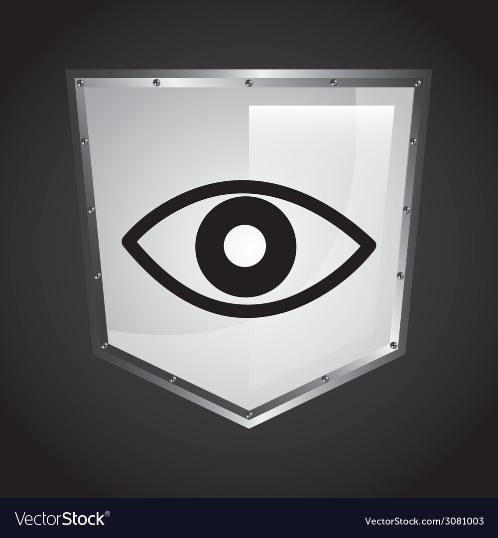 Security shield design Royalty Free Vector Image