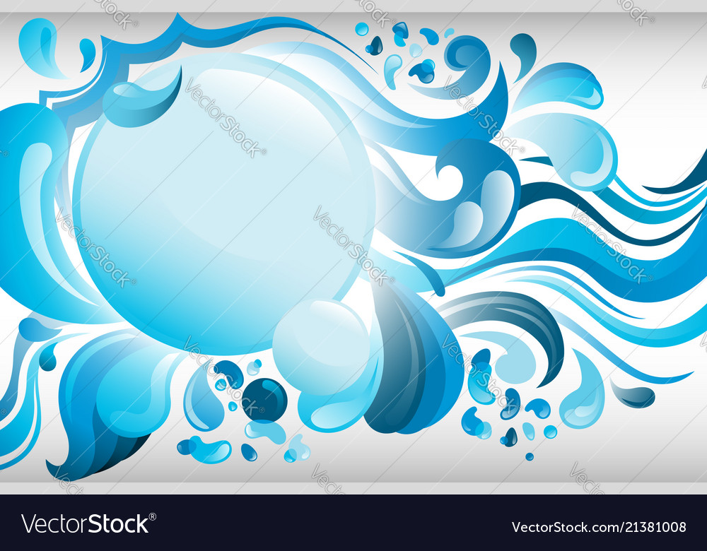 Abstract waves background Royalty Free Vector Image