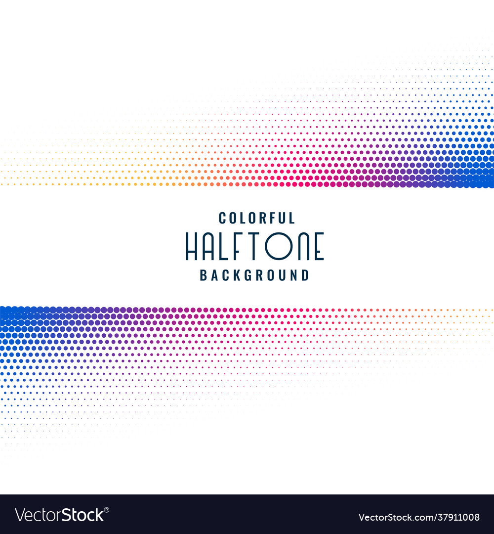 Colorful halftone pattern design background Vector Image Colorful halftone pattern design background Vector Image