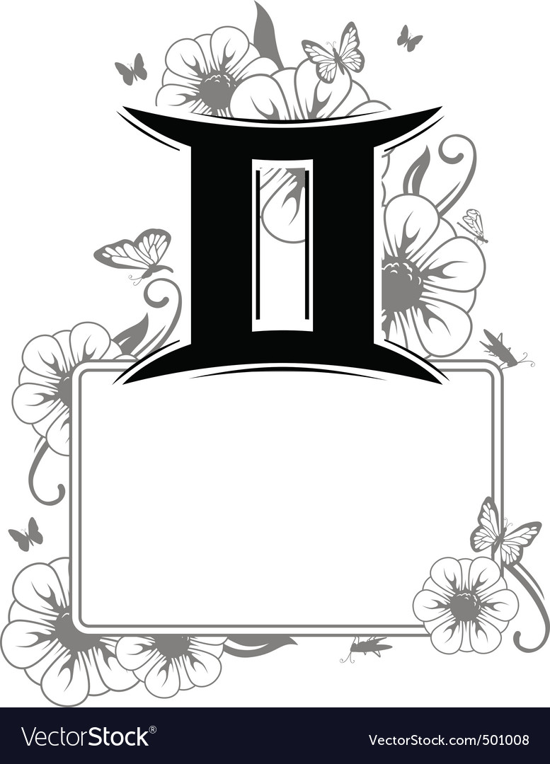Gemini Royalty Free Vector Image - VectorStock