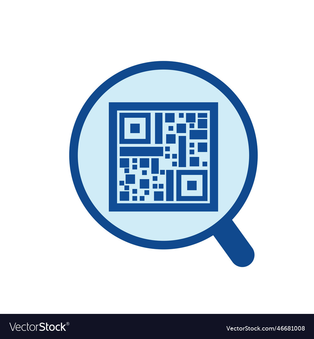Qr code logo design Royalty Free Vector Image - VectorStock