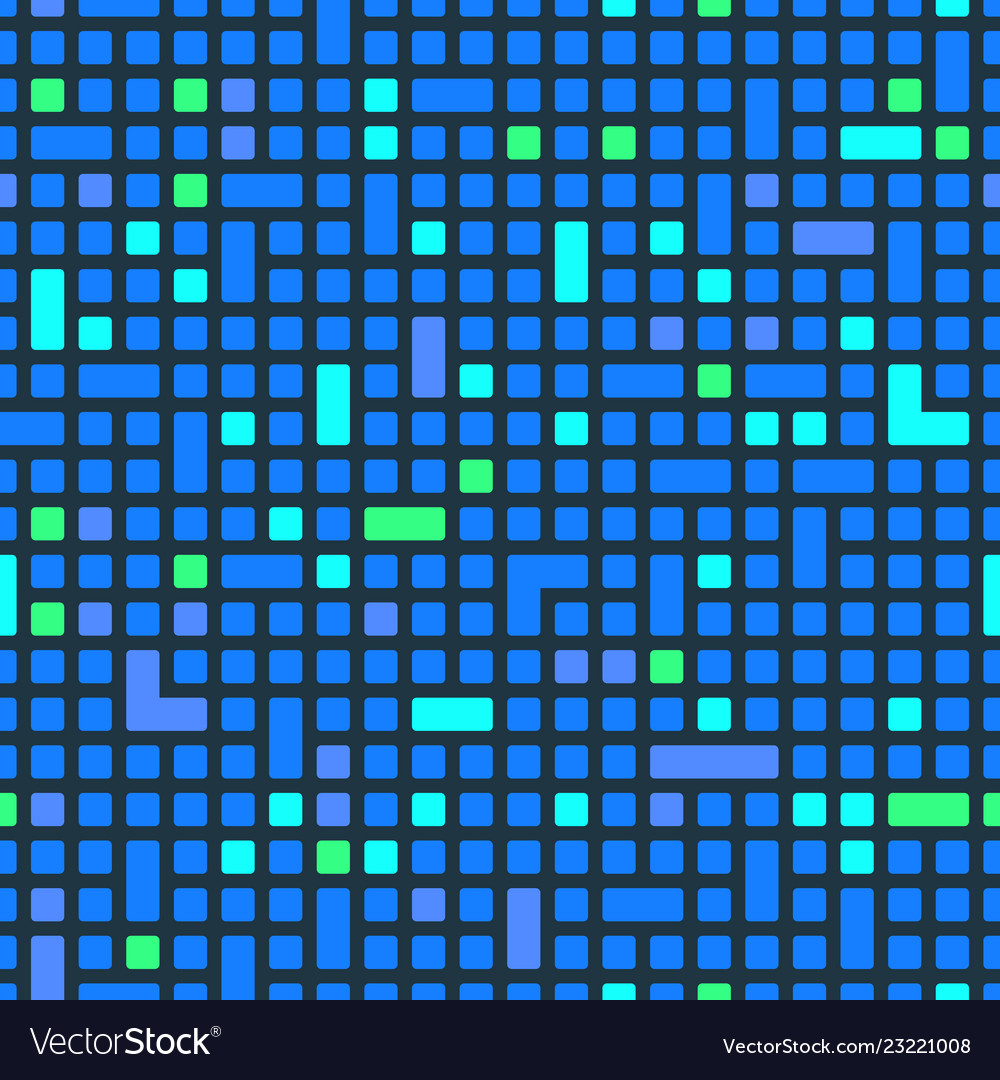Technology squares or pixel and rectangle pattern Vector Image