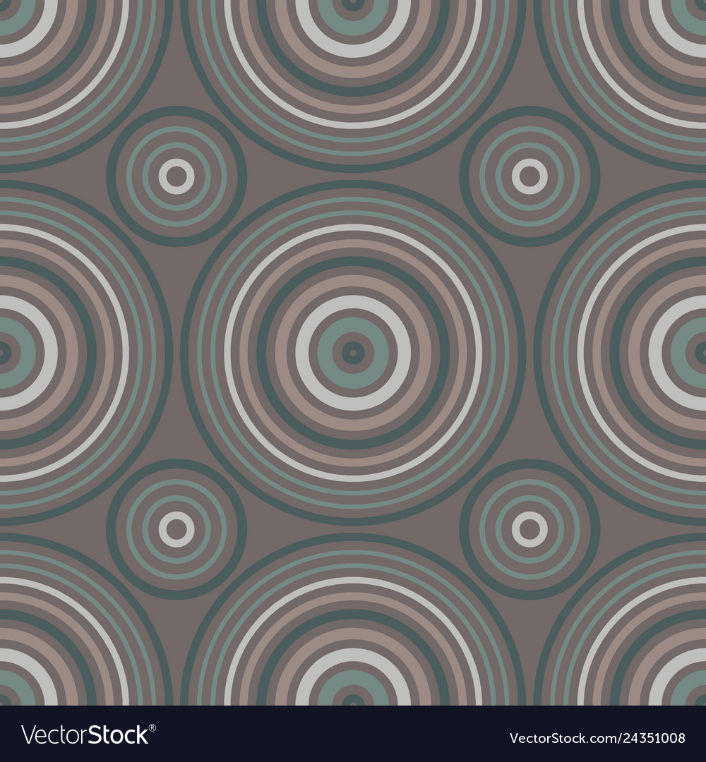 Vibrant circular seamless pattern Royalty Free Vector Image
