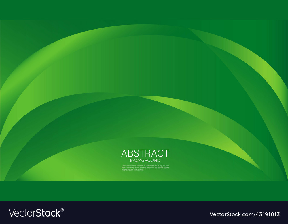 Green wave abstract background pattern Royalty Free Vector
