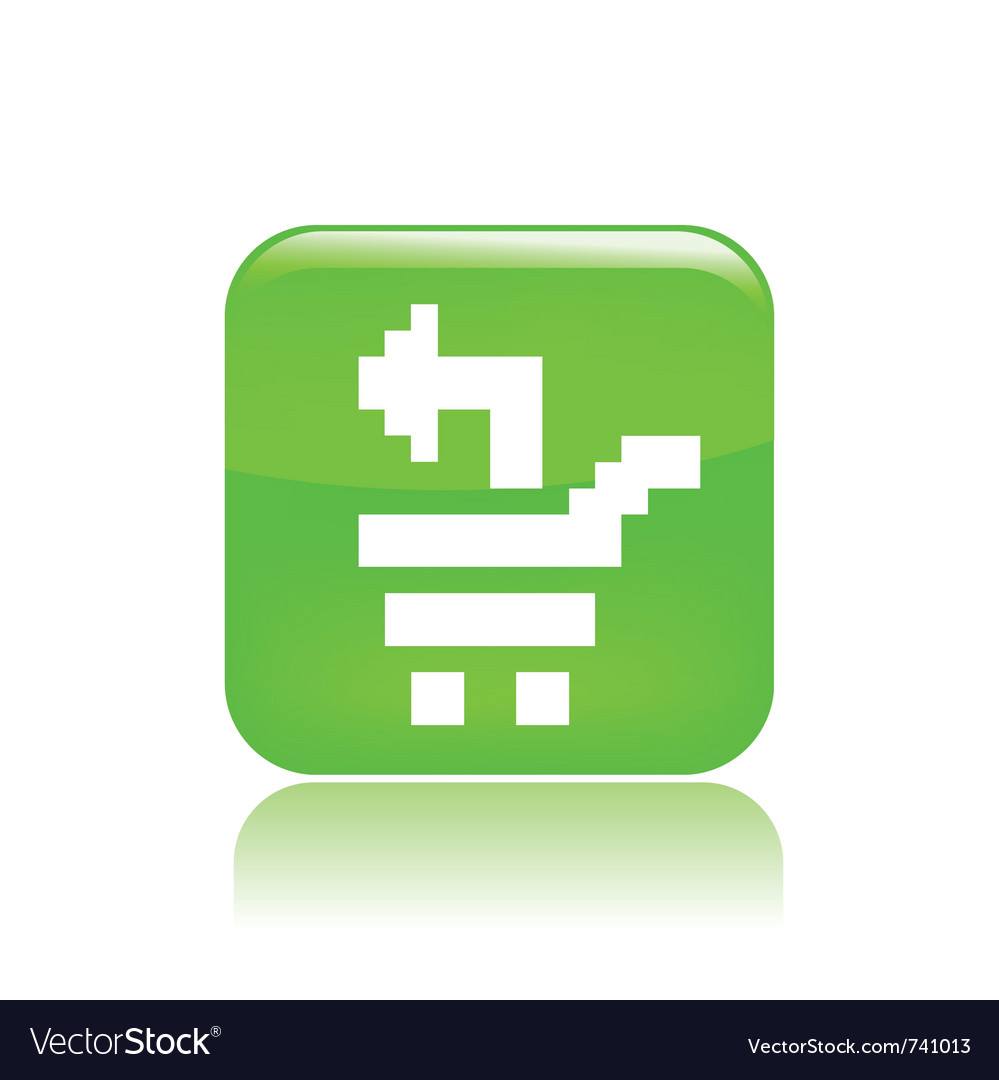 Pixel computer icon Royalty Free Vector Image - VectorStock