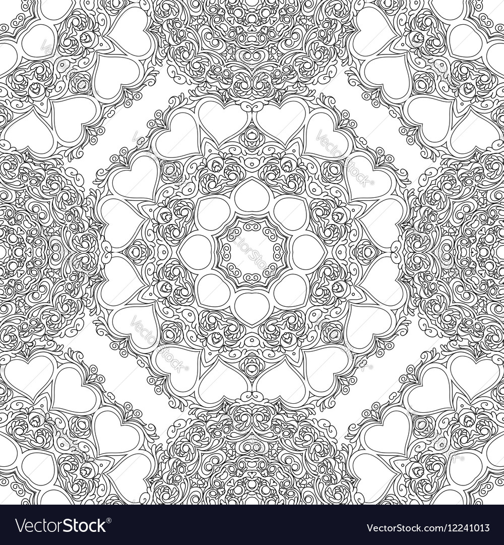 Vintage seamless pattern Royalty Free Vector Image