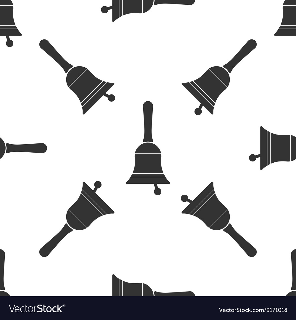 Bell icon pattern Royalty Free Vector Image - VectorStock